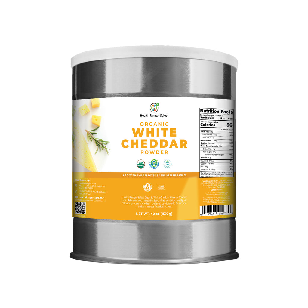 Organic White Cheddar Powder (40 oz, 1134g) #10 Can (2-Pack ...